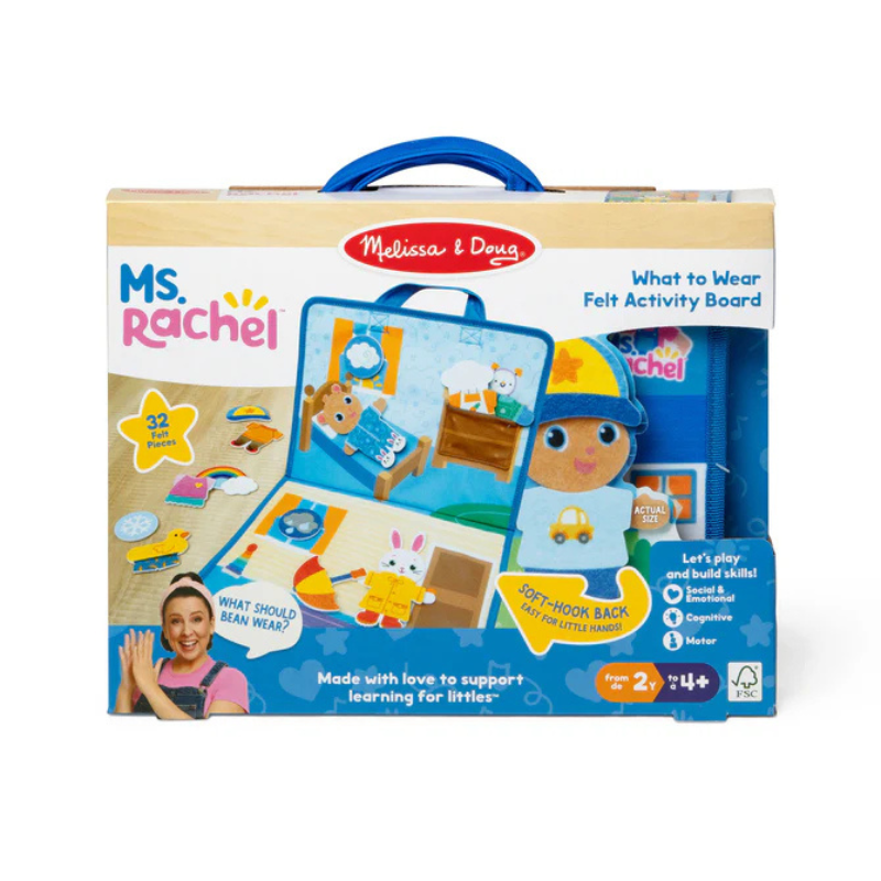 Ms Rachel What To Wear Activity Board – The Toy Trip