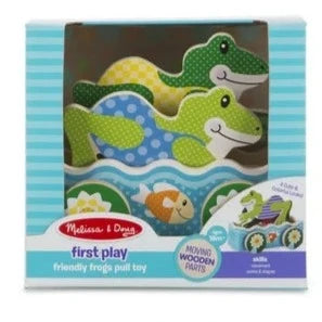 Melissa & Doug First Play Friendly Frogs Pull Toy – The Toy Trip