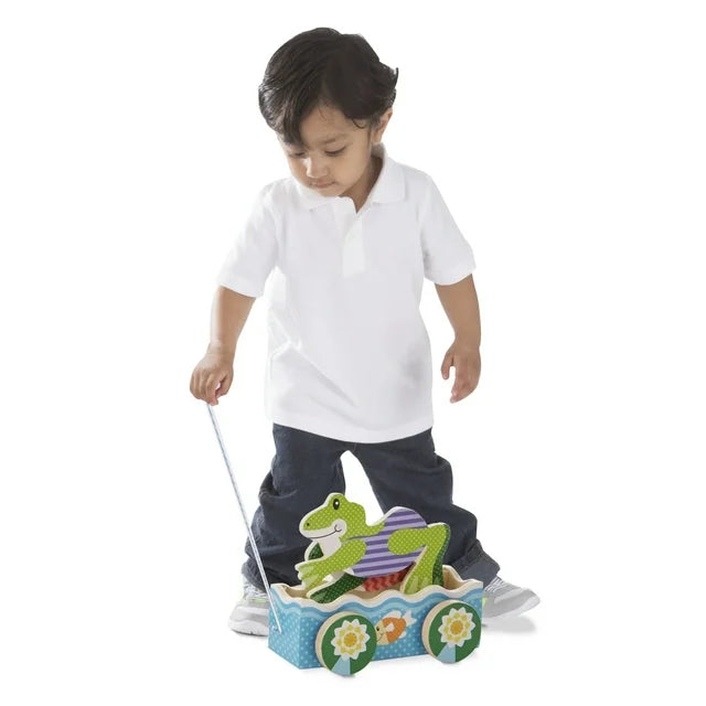 Melissa & Doug First Play Friendly Frogs Pull Toy – The Toy Trip