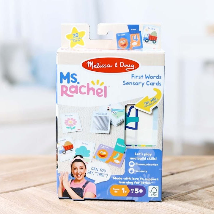 Ms Rachel First Words Sensory Cards – The Toy Trip